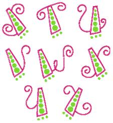 Funky Dots - Monogram 17