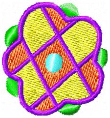 Funky, Groovy, Hippy Flowers - Monogram Font 40