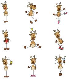 Trendy Stick Reindeer