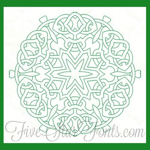 Classic Modern Celtic Quilt Blocks 9 Different Designs