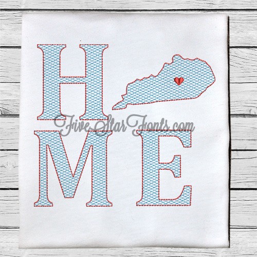 Home State KY Quick Stitch Designs Kentucky
