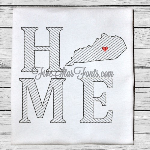 Home State KY Quick Stitch Designs Kentucky