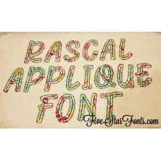 Rascal Applique Font Quick Bean Stitch
