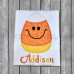 Smiley Sweet Candy Corn Applique