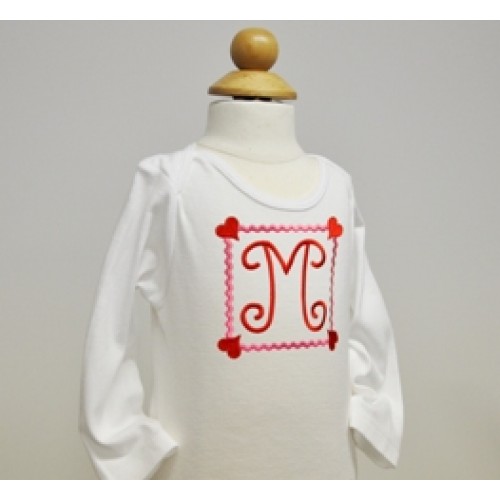 Ric Rac Heart Monogram