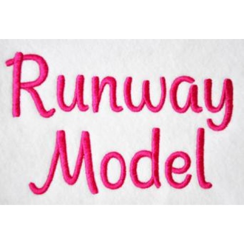 Runway Model Font
