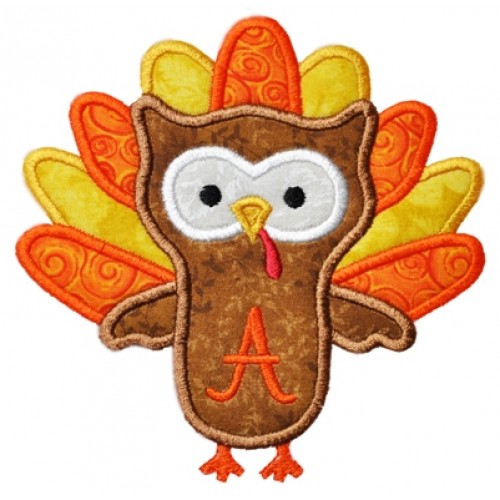 Turkey Owl Applique Font