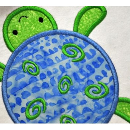 Swirly Sea Turtle Applique