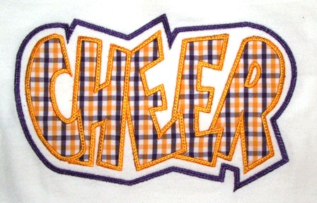 Exclusive CHEER Double Applique