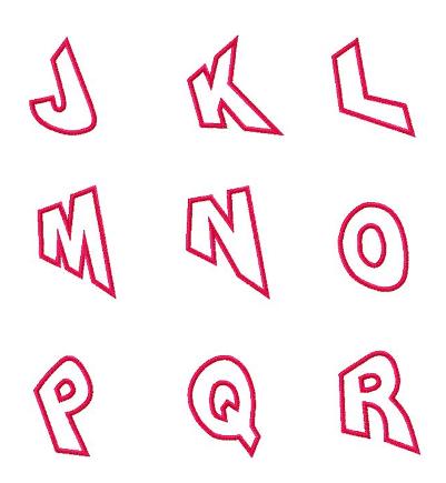 Playtime Applique Font - 2 Styles