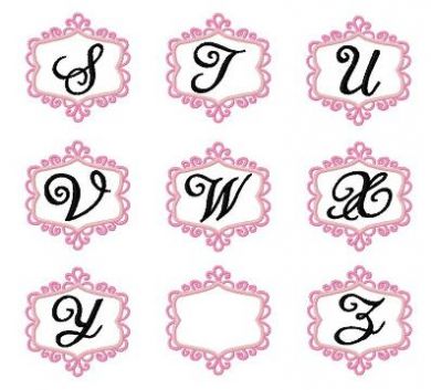 Posh Swirls Elegant Monogram